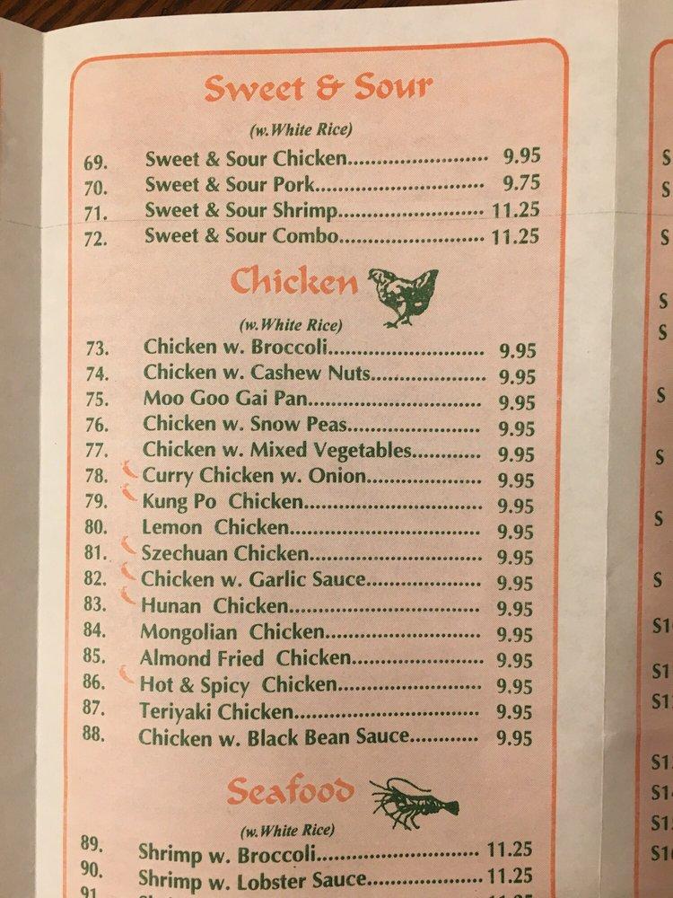 Menu at Friend's House restaurant, Buford