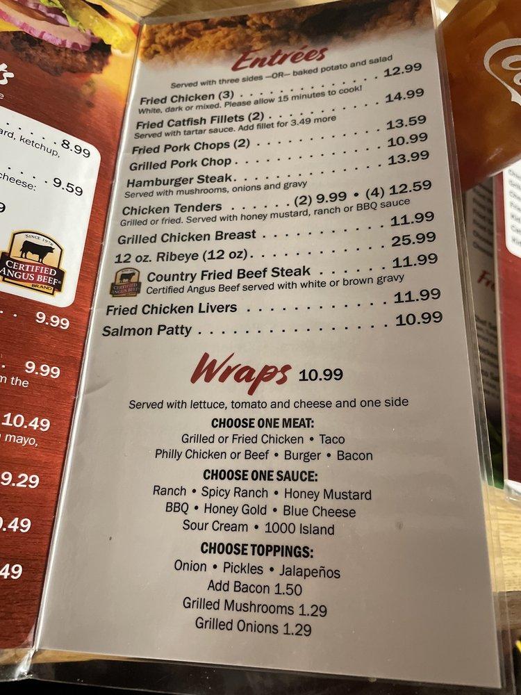 Menu at Wells Kitchen restaurant, Brighton