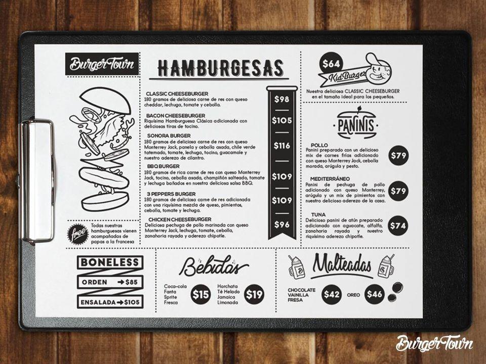 Carta de Bark Restaurant, Hermosillo