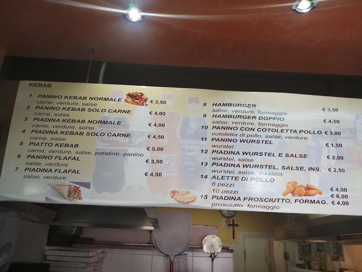 Carta del restaurante Ghias Kebab piove di sacco, Piove di Sacco, Viale ...