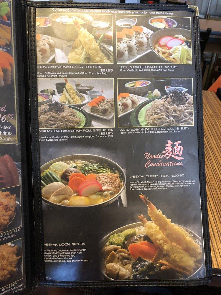 Menu at Gyotaku Japanese Restaurant, Pearl City, 98-1226 Kaʻahumanu St