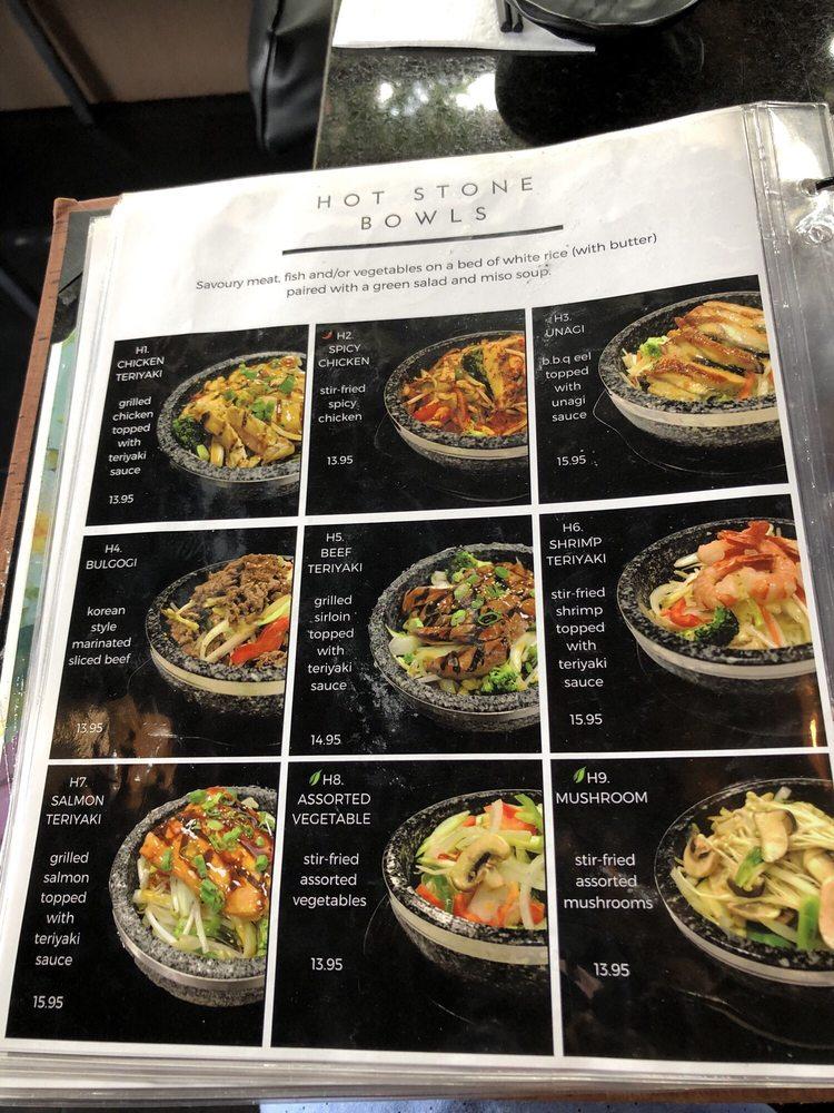 Menu at Sushi Omigoto restaurant, Mississauga