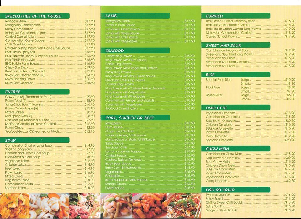 Menu at Kitchen 21 restaurant, Woy Woy