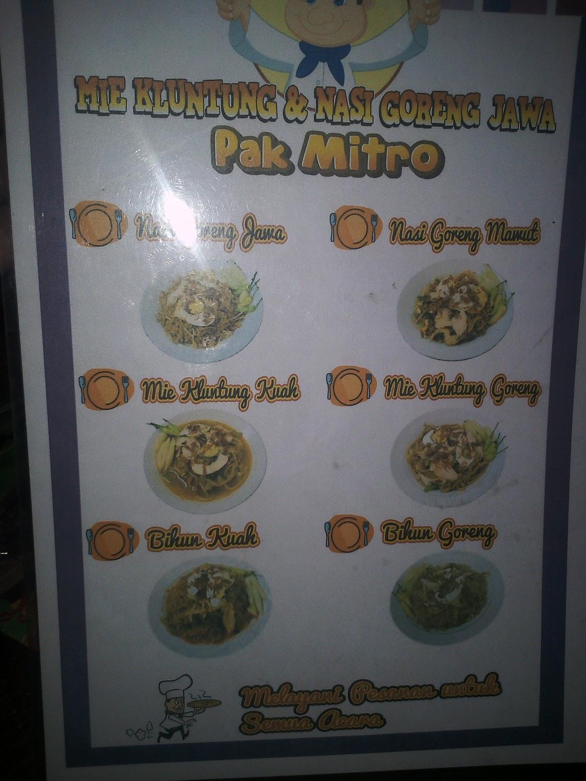 Mie kluntung & nasi goreng jawa pak mitro restaurant, Surabaya - Restaurant reviews