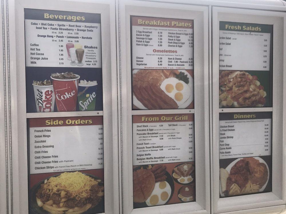 Menu at Louis Burgers II restaurant, Compton, Rosecrans Ave