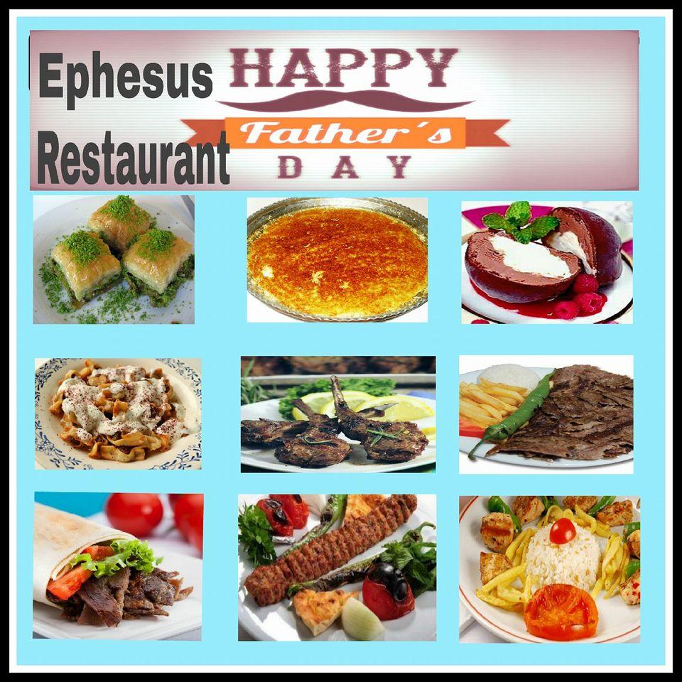 Menu at Ephesus Greek&Turkish kabob place restaurant, Augusta