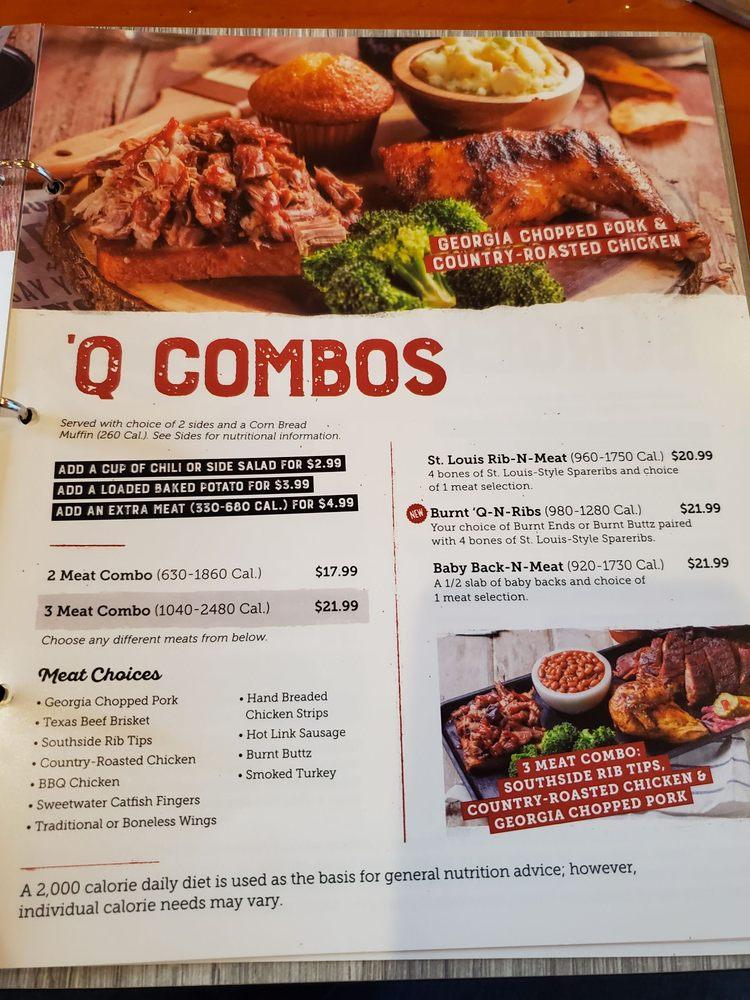 Menu at Famous Dave's Bar-B-Que, West Jordan, S Plz Ctr Dr