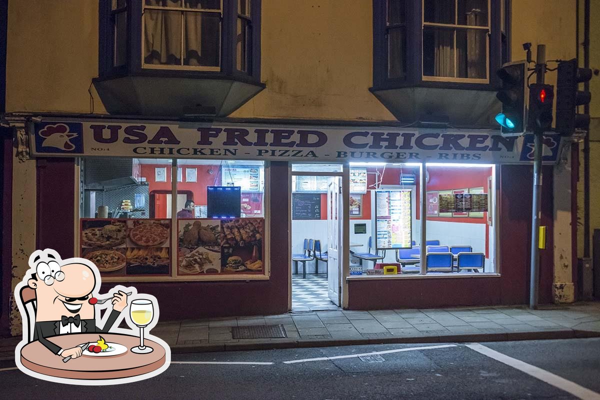 Usa Fried Chicken, 4 Main St in Fishguard - Restaurant menu and reviews