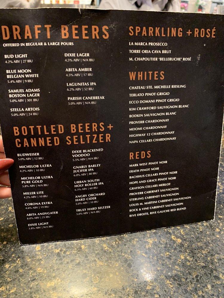 Menu at Leah's Kitchen restaurant, Kenner, 1 Terminal Dr