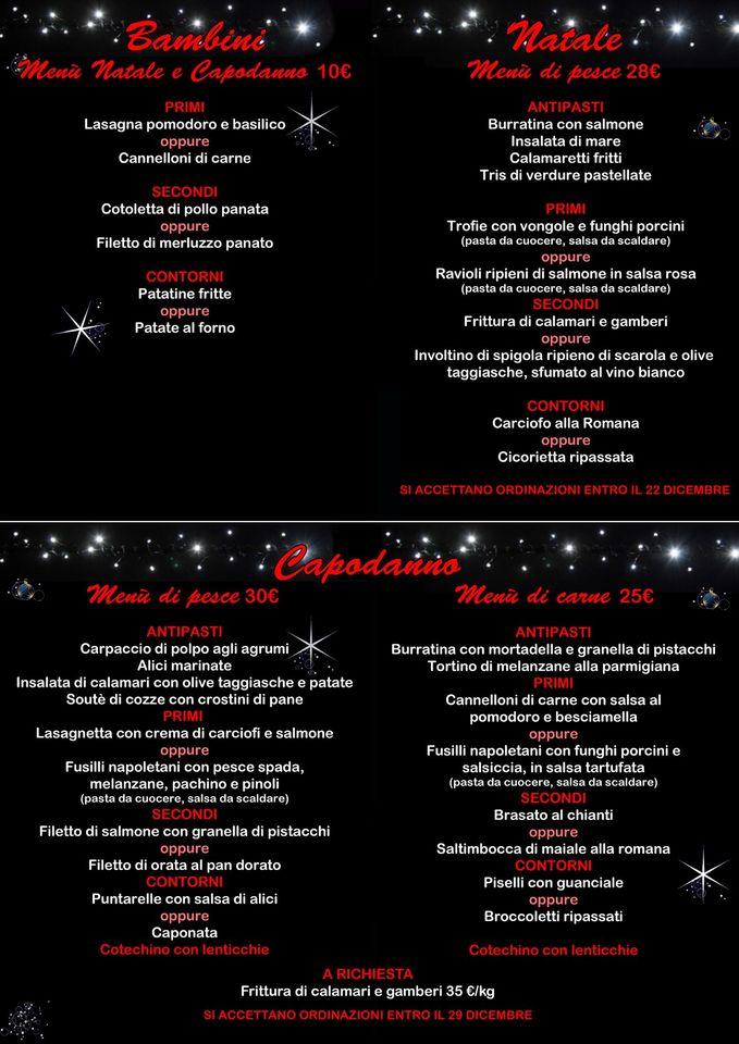 Menu da Mamma Pizza pizzeria, Roma, Via Ravenna