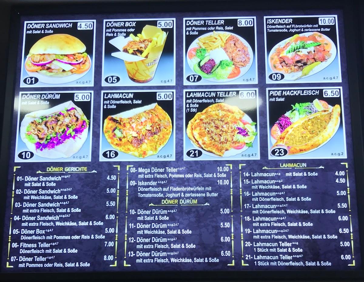 Speisekarte von Edessa Kebap Eschborn restaurant, Eschborn