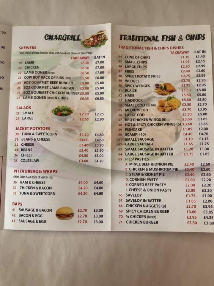 Menu at Yummy Kitchen - Crickhowell restaurant, Crickhowell