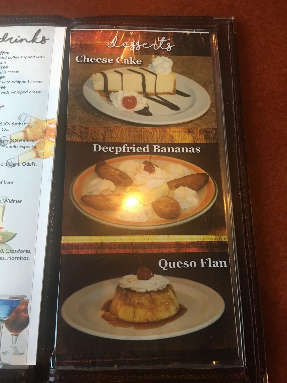 Menu at Don Chuy Mexican Restaurant, Bonney Lake