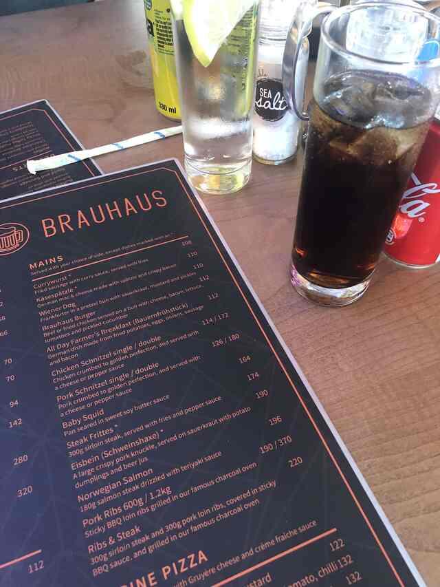 Menu at Kapstadt Brauhaus Durbanville restaurant, Cape Town, Heritage ...