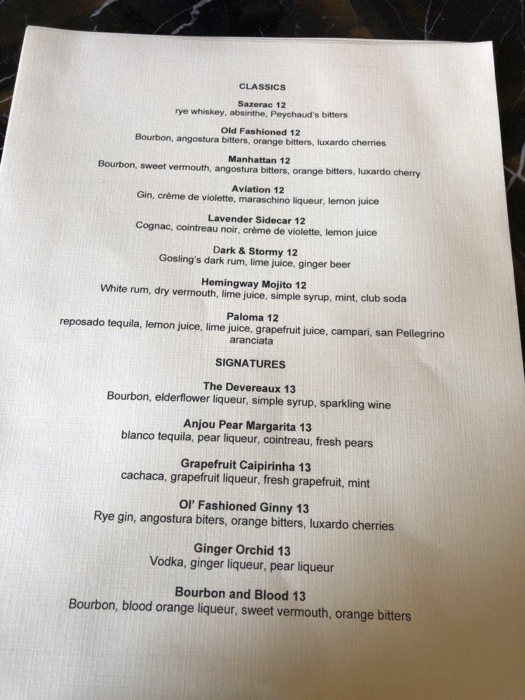 Menu at Bait pub & bar, St. Louis, Lindell Blvd