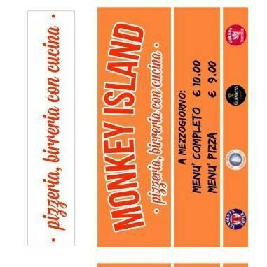 Menu da Pizzeria Birrerie Monkey Island, Ambivere