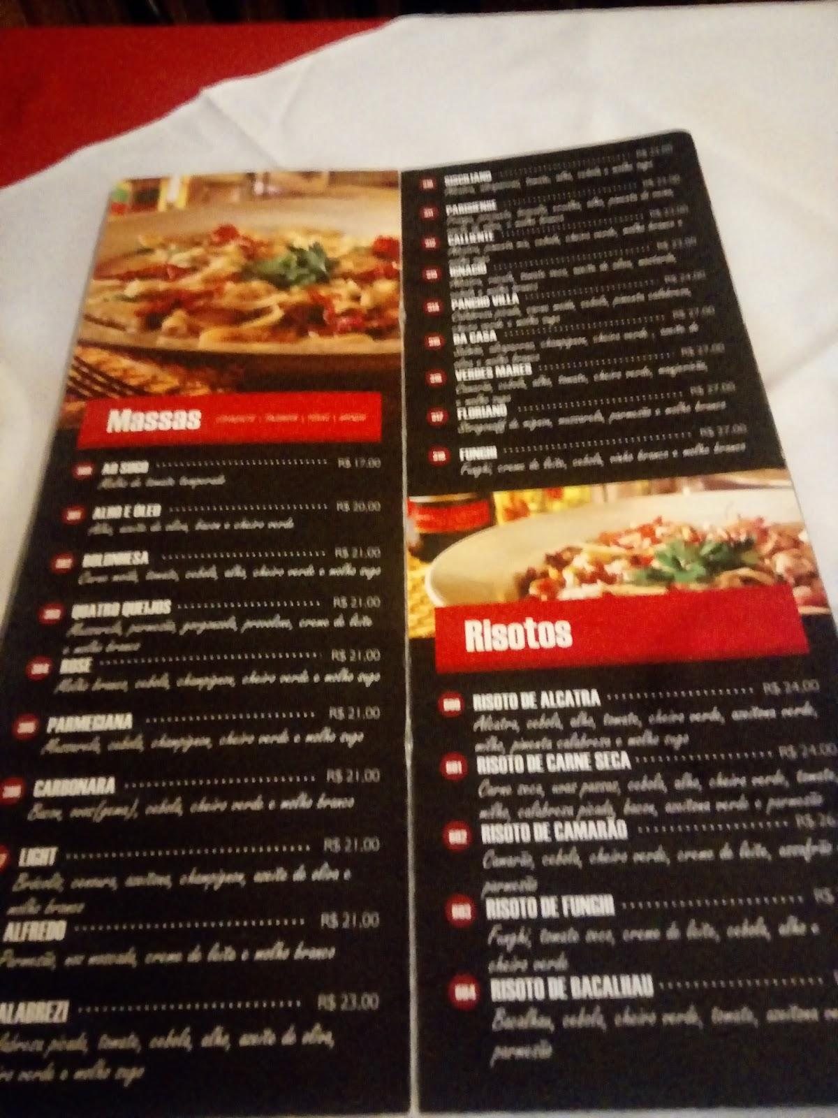 Carta del restaurante Dom Batata, Curitiba