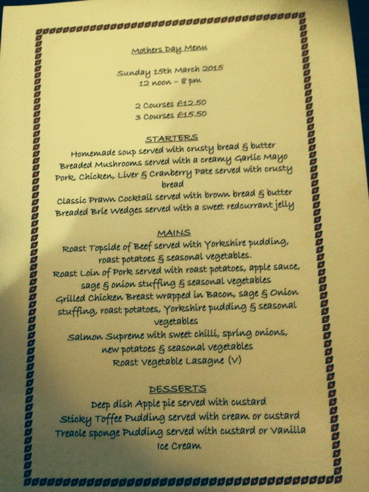 Menu at The Horseshoe pub & bar, Bristol, 41 Siston Common