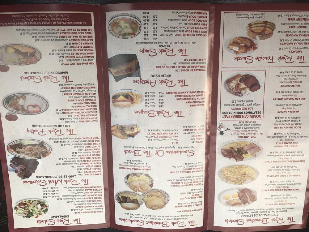 Menu at The Rack Restaurant, New York City