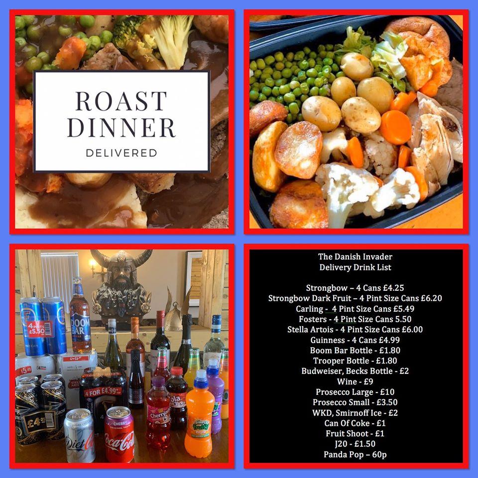 Menu at Danish Invader pub & bar, Stamford, Empingham Rd