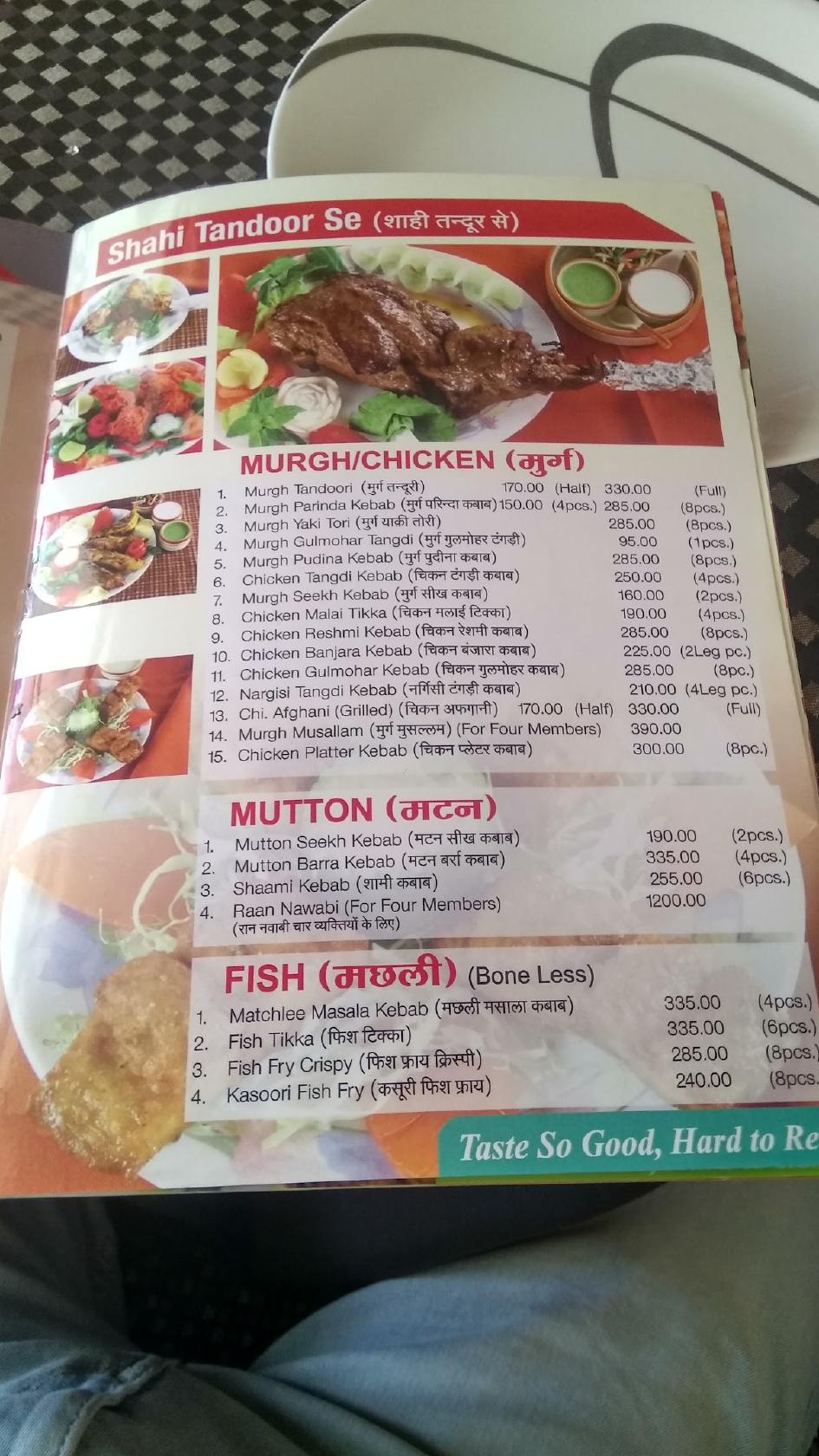 Menu at Nafees Restaurant, Indore, Apollo Avenue
