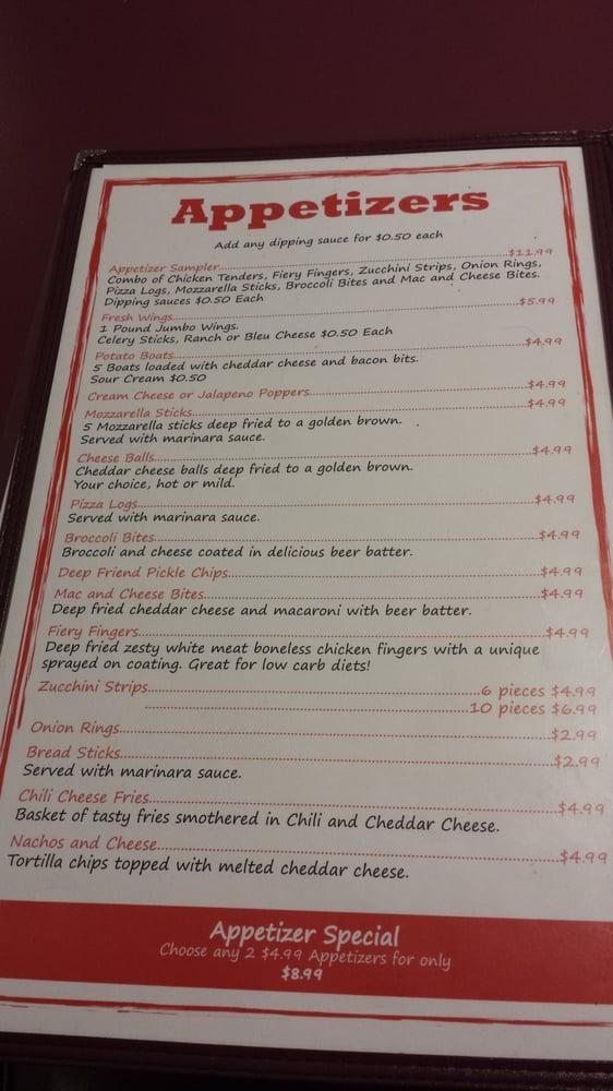 Menu at Margaret's Cafe, Toronto