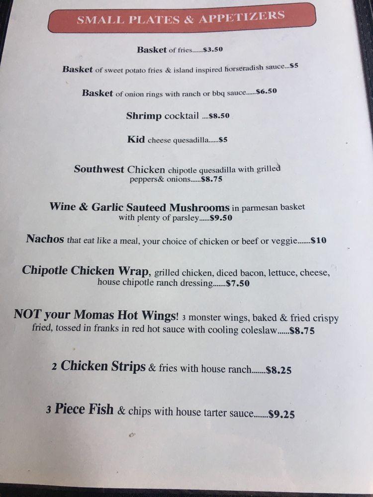 Menu at Pinehurst Lodge Bar and Grill, USA, CA-245