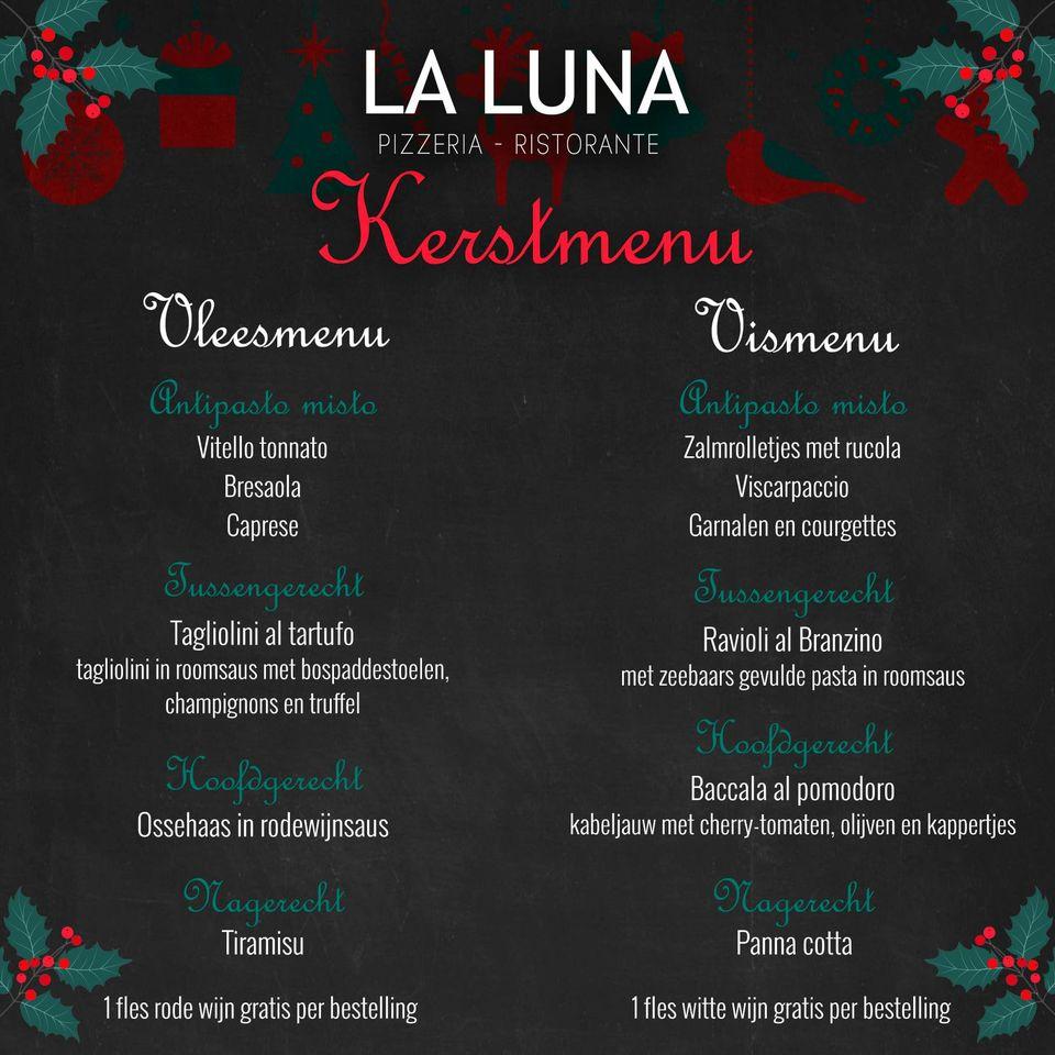 Carta de Pizzeria-Ristorante La Luna, La Haya