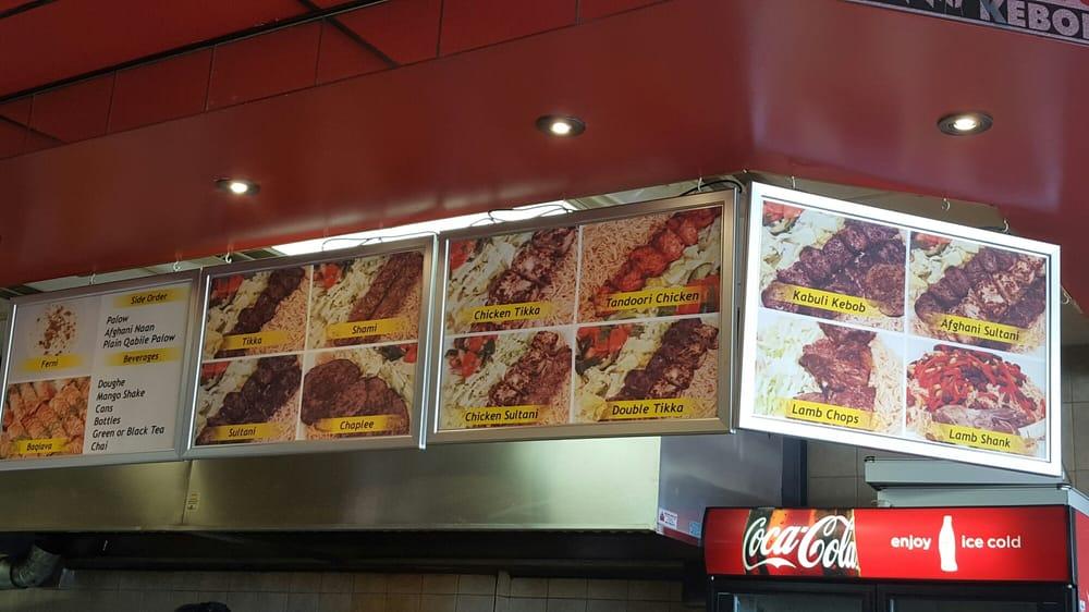Menu at Afghan Kebob Cuisine restaurant, Toronto, 2298 Islington Ave