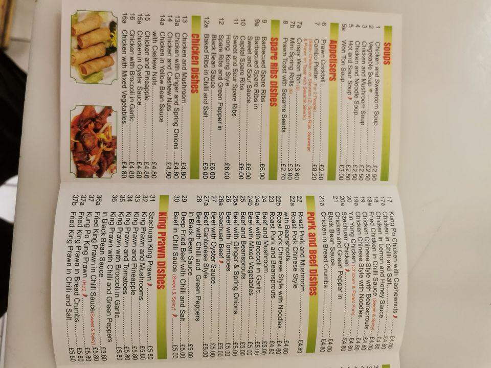 Menu at Wing Soon fast food, Basildon, 455 Clay Hill Rd