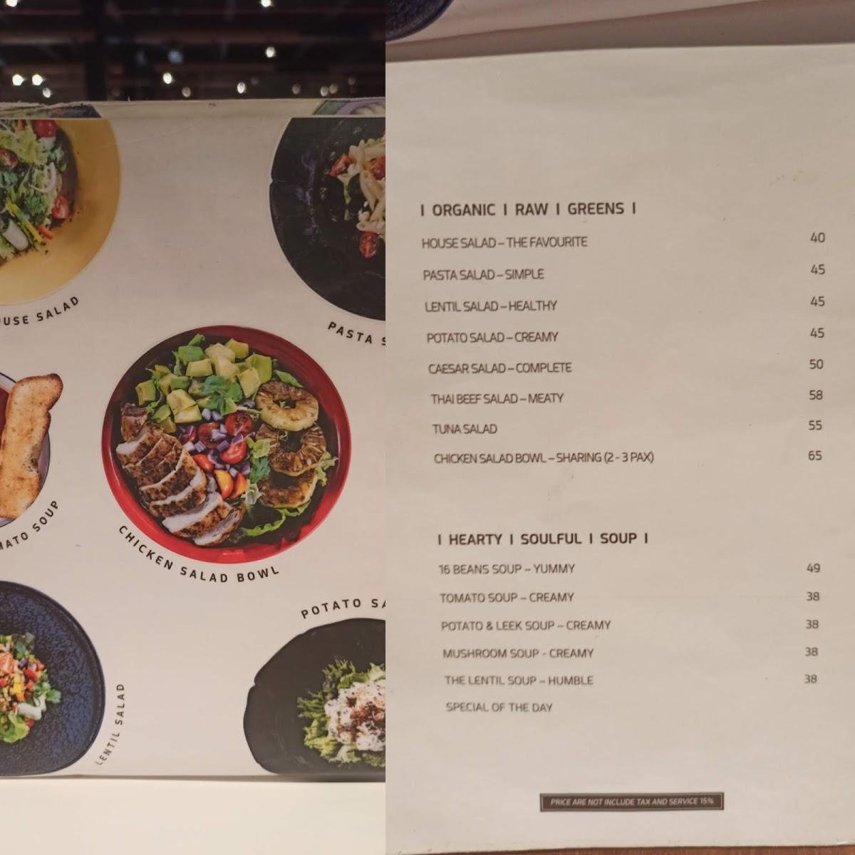 Menu at Gourmet Garage restaurant, Jimbaran, Jl. Bypass Ngurah Rai No.18