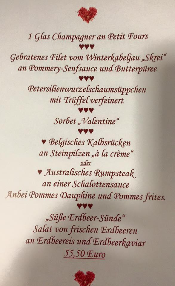 Speisekarte von Landhaus Thea restaurant, Schwalbach, Koellner Strasse 3