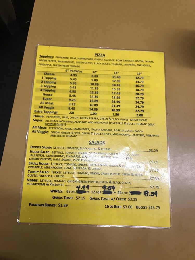 Menu at MG'S Pizza pizzeria, Robstown