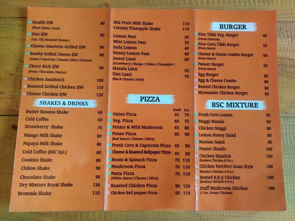 Menu at BackStreet Cafe, Gurugram, NM 29 Old Dlf Market Sector 14 Gurgaon
