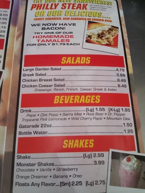 Menu at Hot Dog Express restaurant, Hoffman Estates, N Roselle Rd