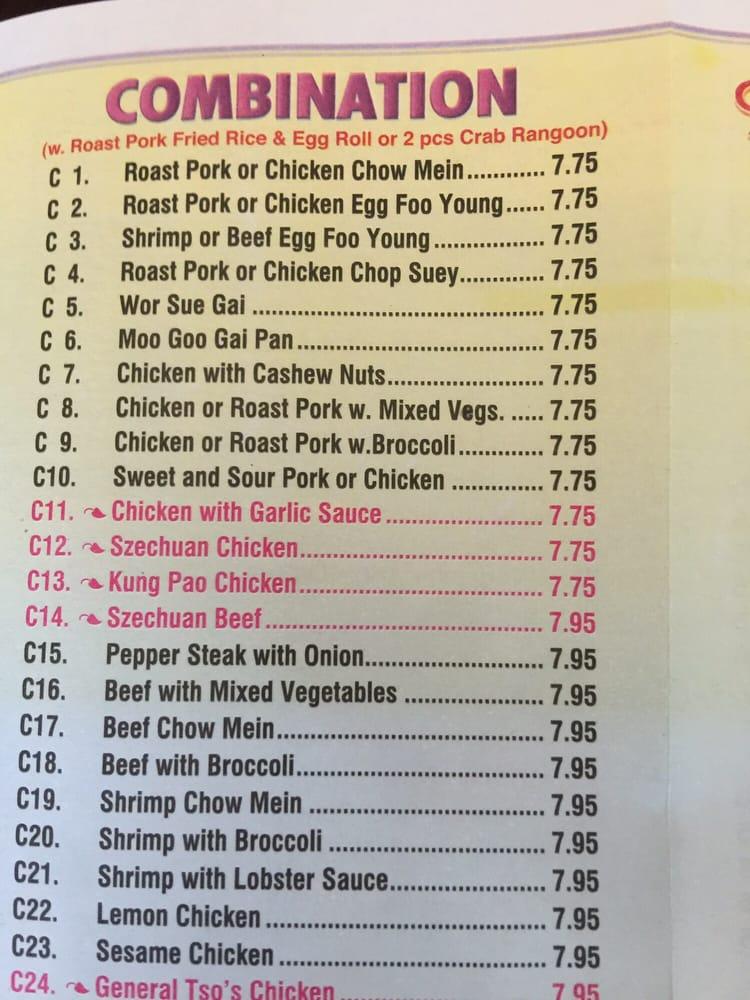 Menu at Joy to Go restaurant, Columbus