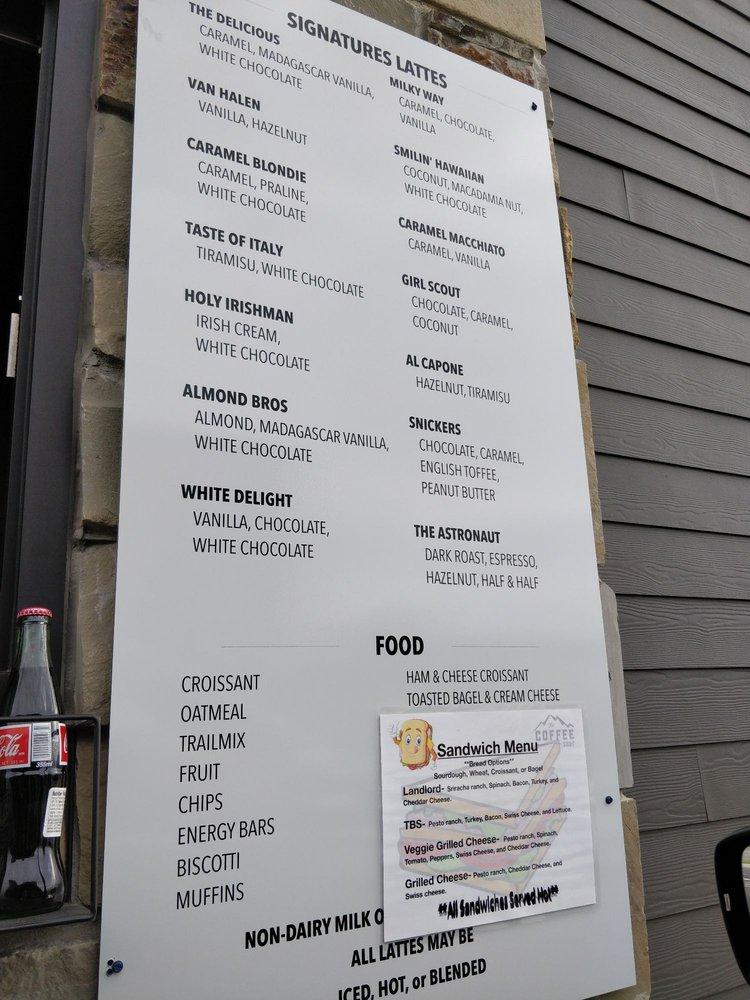 Menu at The Coffee Shop, American Fork, 529 S 500 E e