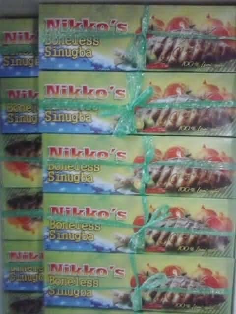 Menu at Nikko's Boneless Sinugba, Tagum City