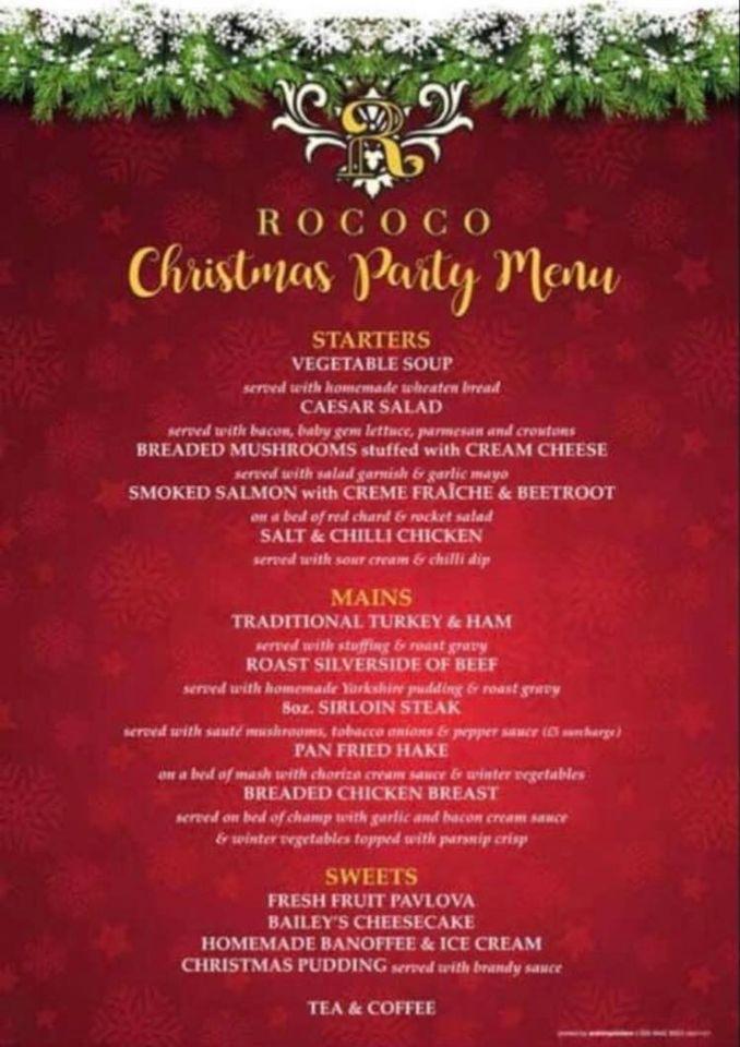 Menu at Rococo Wine Bar Antrim, Antrim