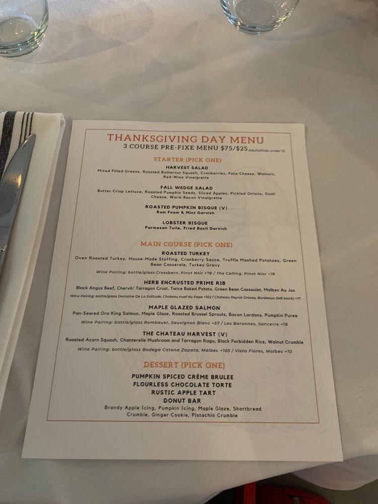 Menu at The Chateau Anna Maria pub & bar, Holmes Beach