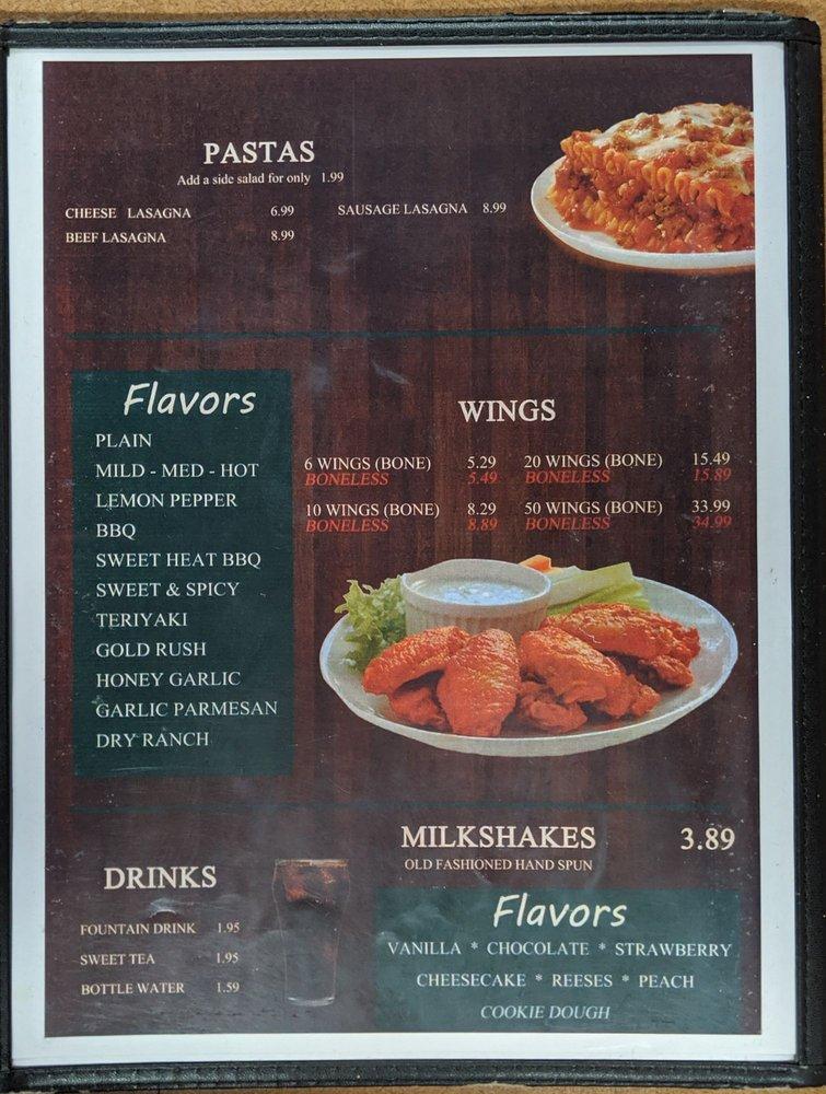 Menu at Main Street Pizza & Wings pizzeria, Butler, 8 W Main St
