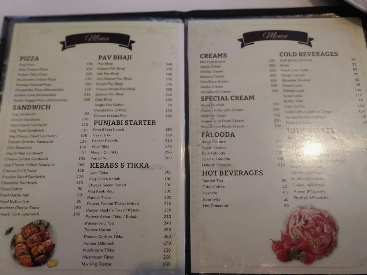 Menu at Prestige Veg Treat, Mumbai, 4