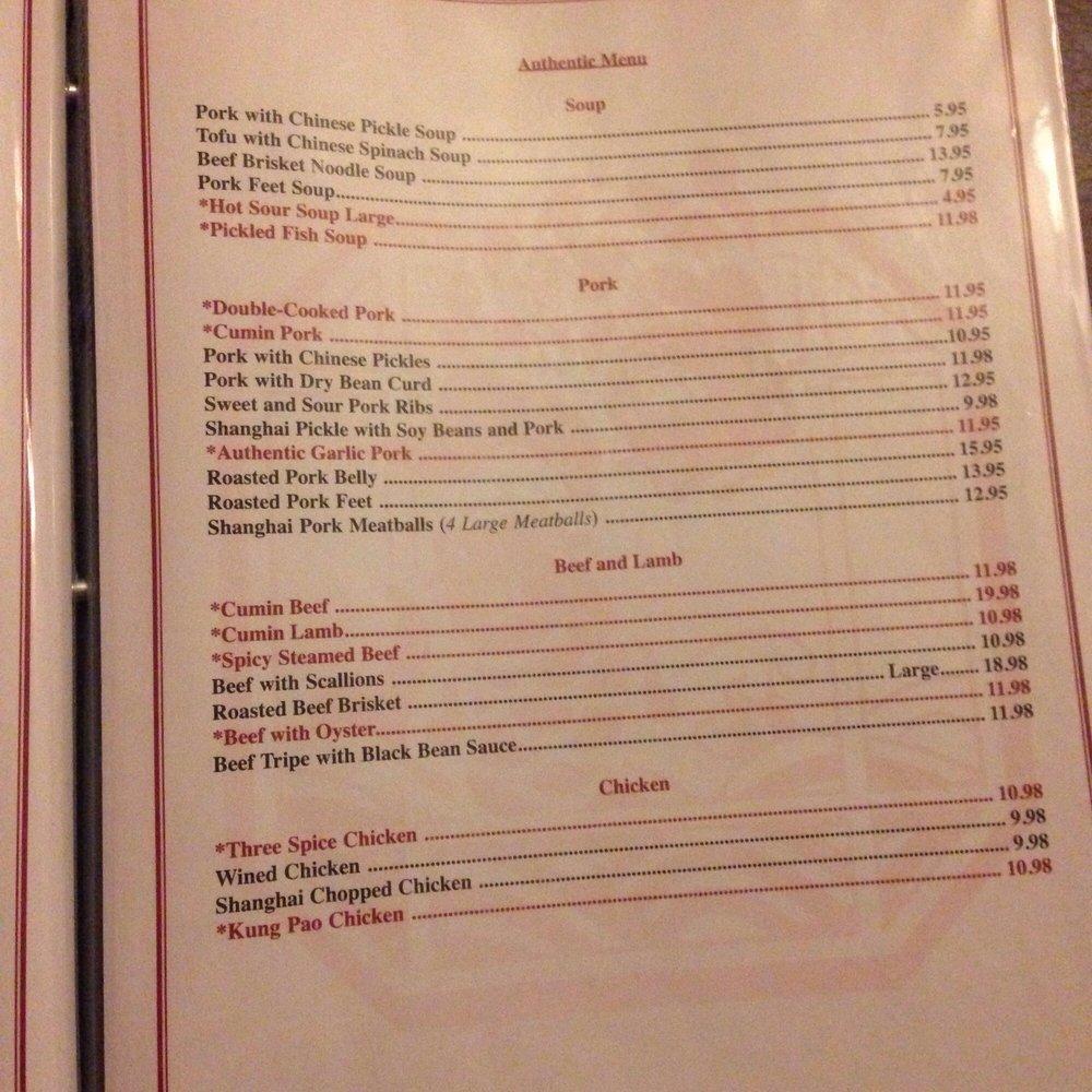 Menu at Charlie's Restaurant, Christiansburg