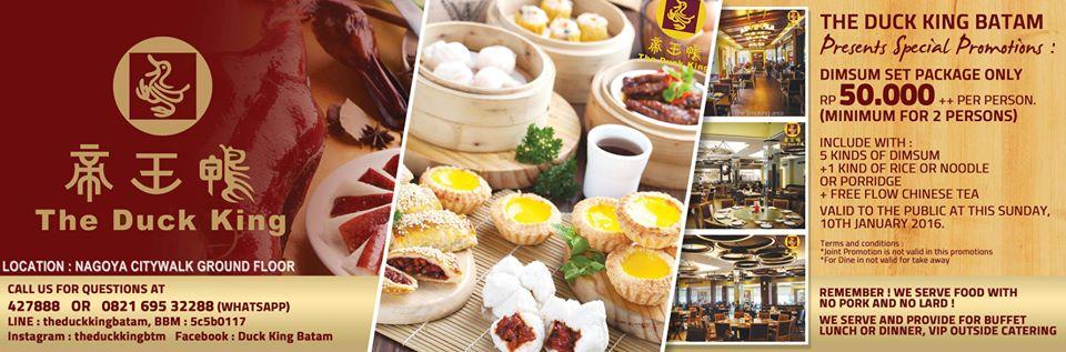Carta del restaurante The Duck King, Batam