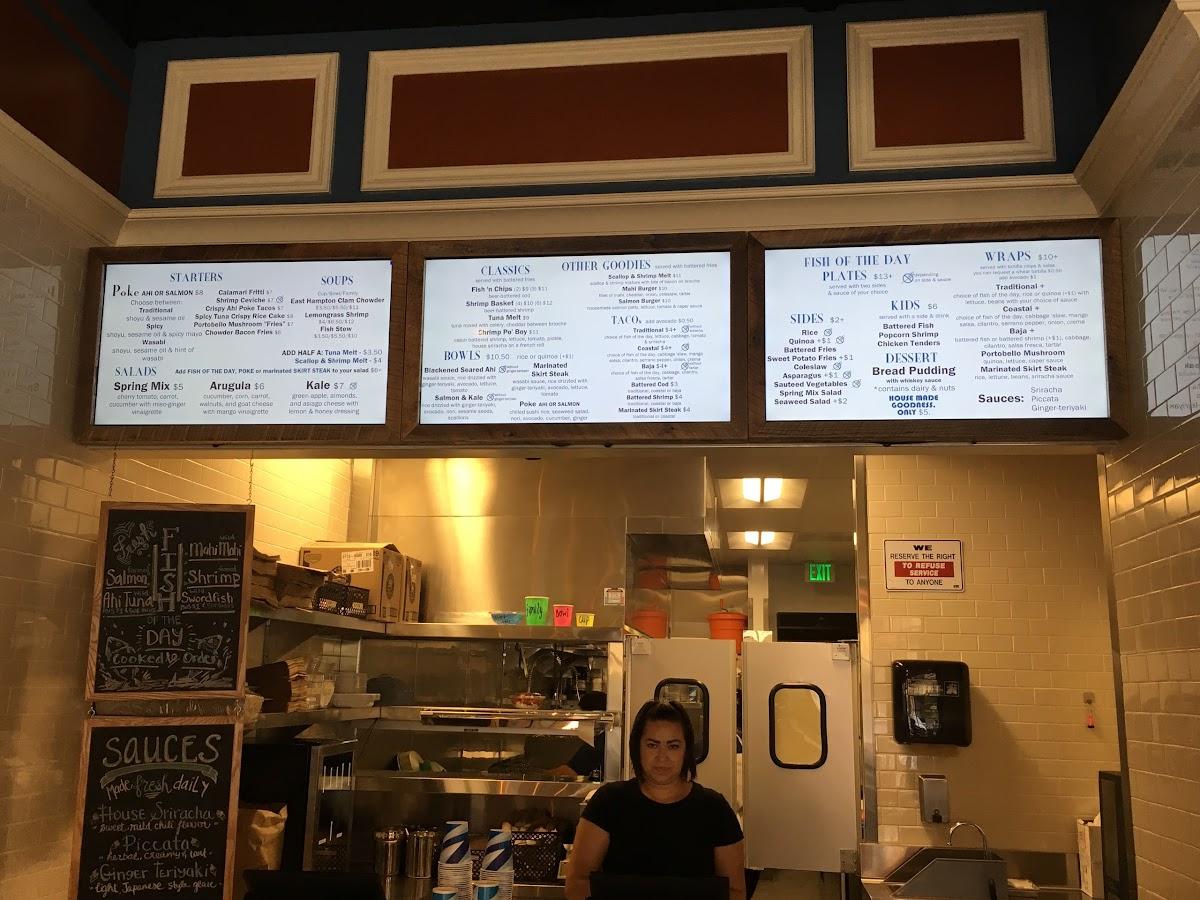Menu at FISH DISTRICT restaurant, Solana Beach, 665 San Rodolfo Dr