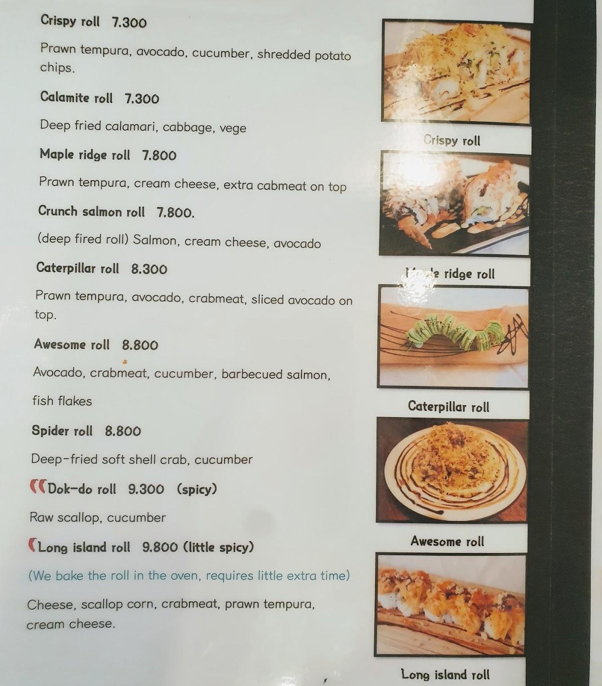Menu at 히즈핸드(His Hand) restaurant, Dongducheon-si