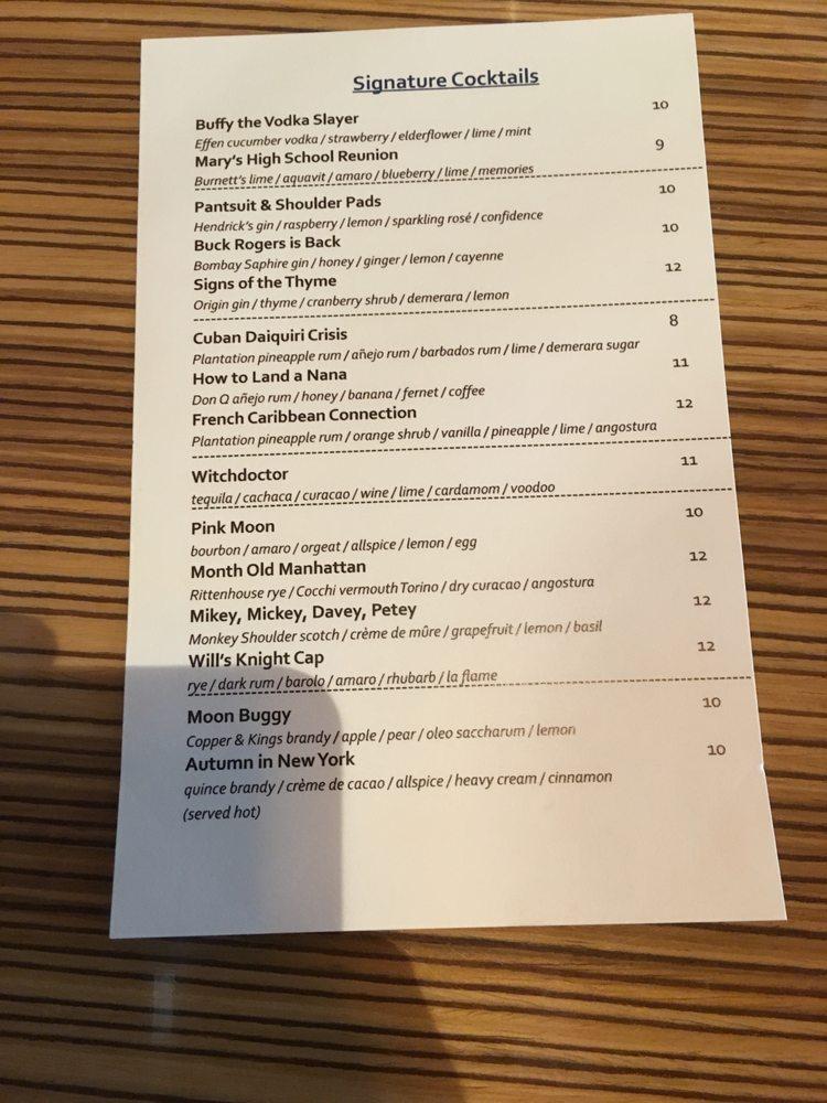 Menu at Eclipse Restaurant, St. Louis