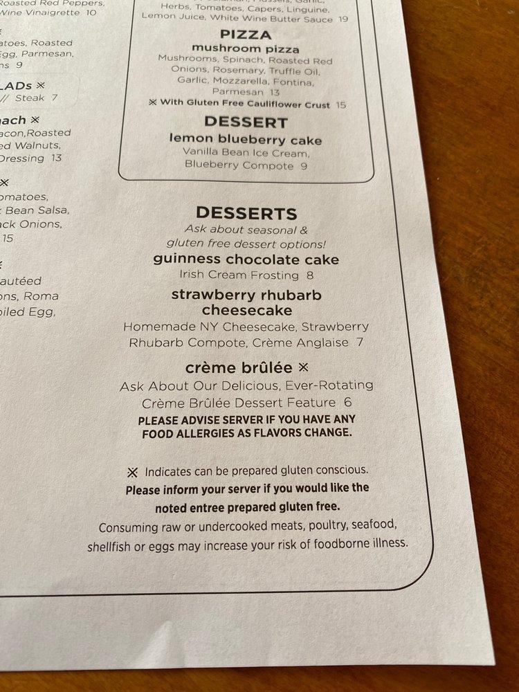Menu at Grille 26 pub & bar, Sioux Falls, S Western Ave