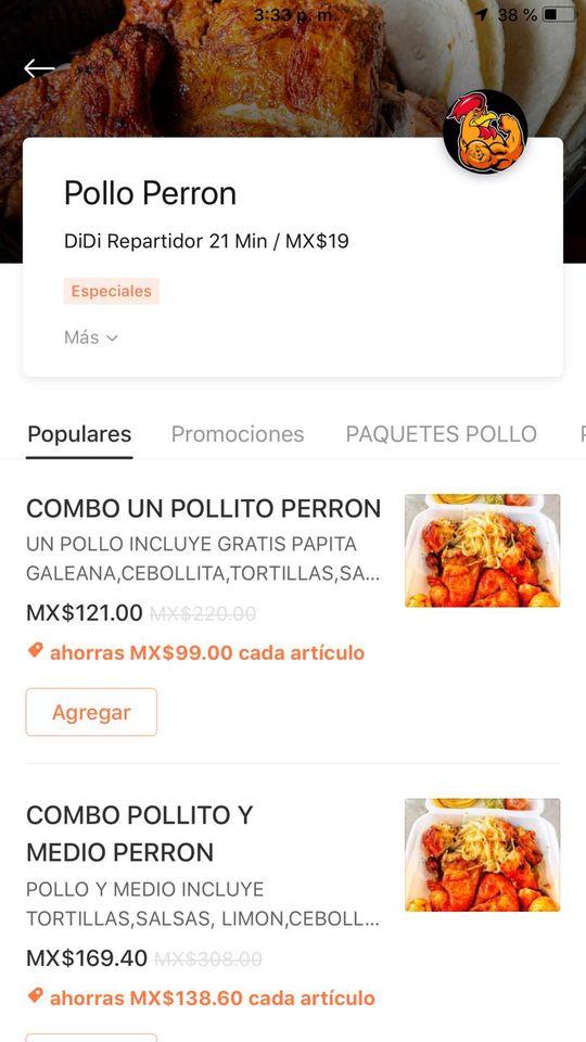 Menu at Pollo Perrón restaurant, Guadalupe, Pablo livas 3311-c. Colonia ...