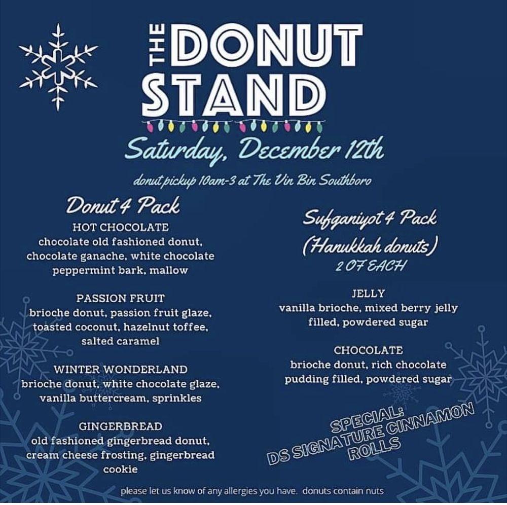 Menu at The Donut Stand, Southborough